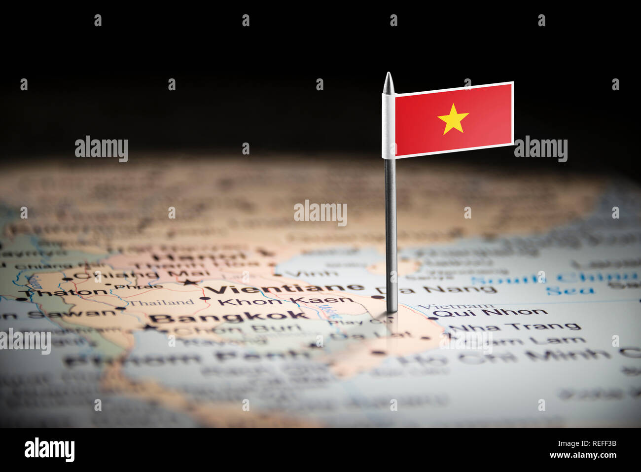 Political map vietnam hi-res stock photography and images - Alamy