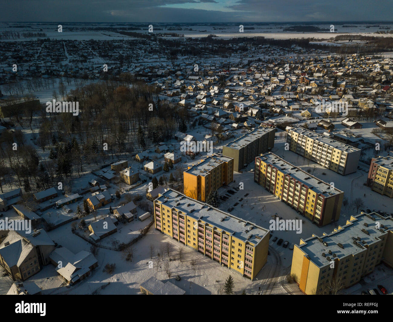 Aerial view lithuania nature in hi-res stock photography and images - Alamy