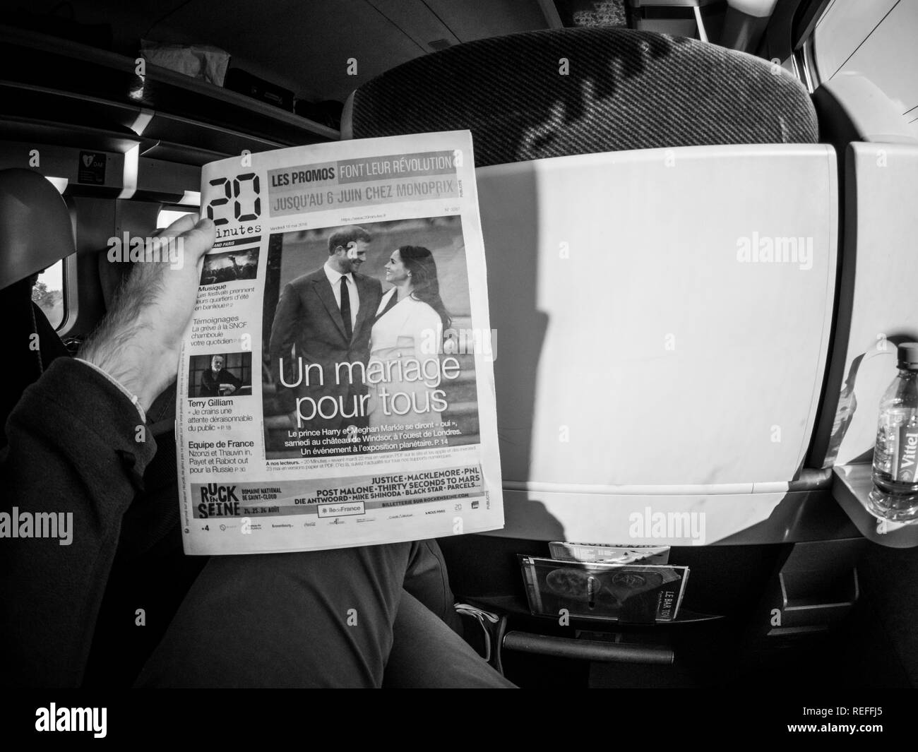 Tgv train first class hi-res stock photography and images - Alamy