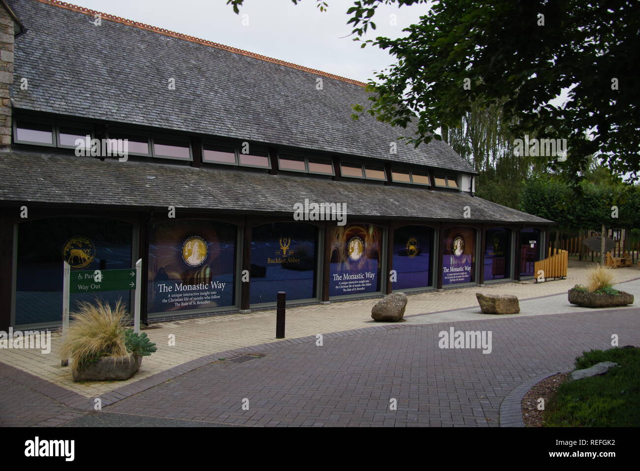 Buckfast Abbey, Dartmoor National Park, Devon, UK Stock Photo - Alamy