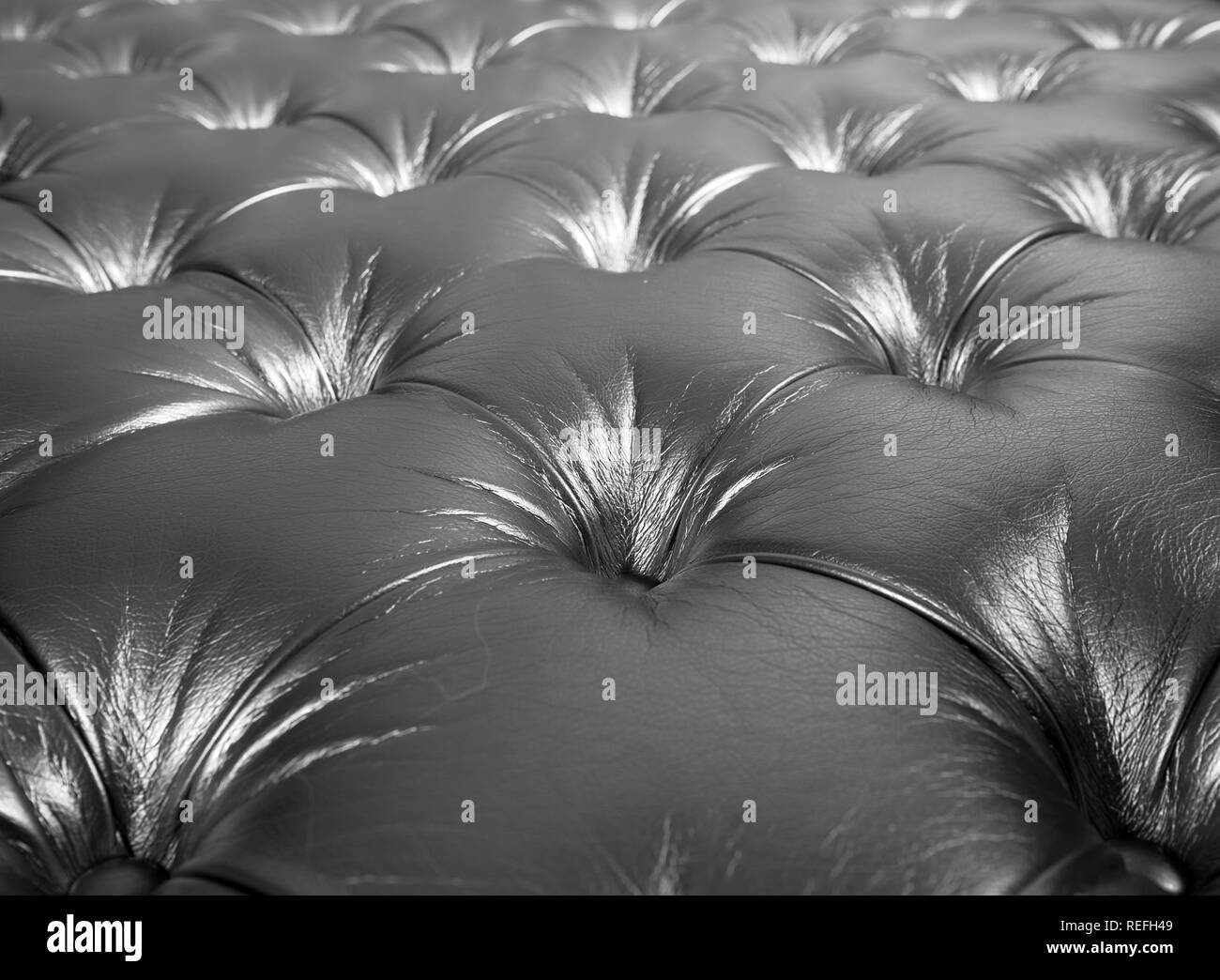 leather background. Upholstery leather pattern padded with buttons on ...