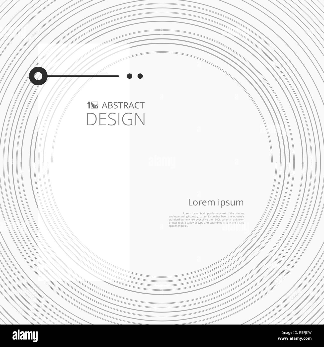 Abstract circle modern simple line with space of texting. vector eps10 ...
