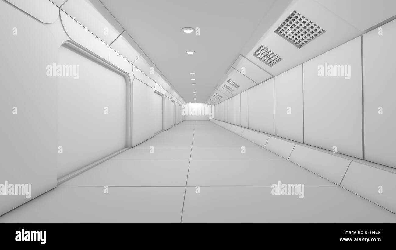 Futuristic White Lab