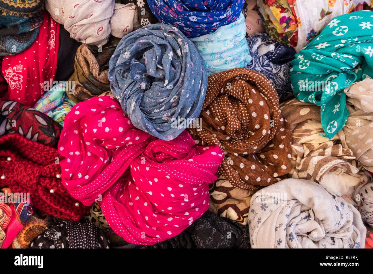 Wallpaper background of colorful women clothes and dresses made of many ...