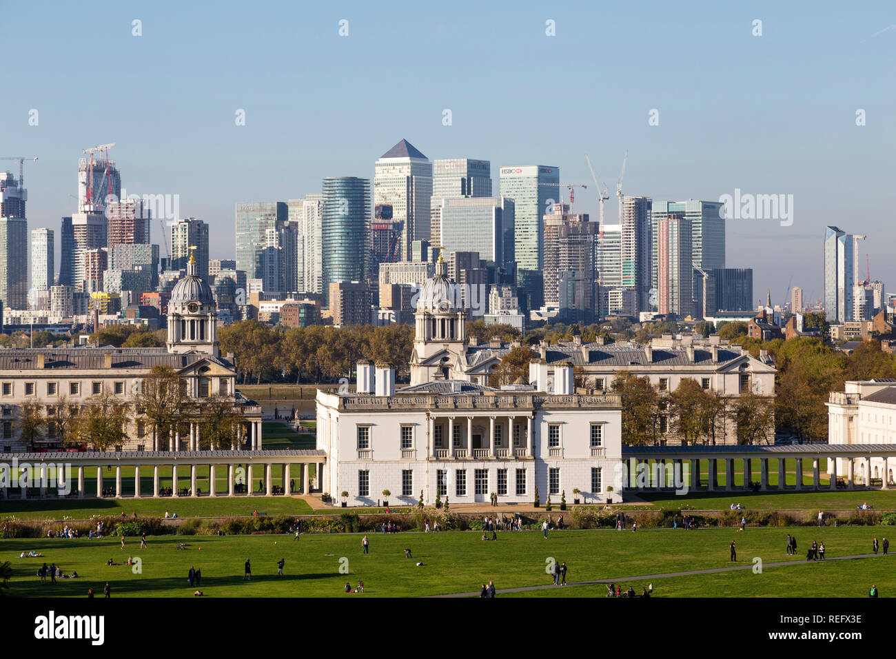 Building site canary wharf hi-res stock photography and images - Alamy