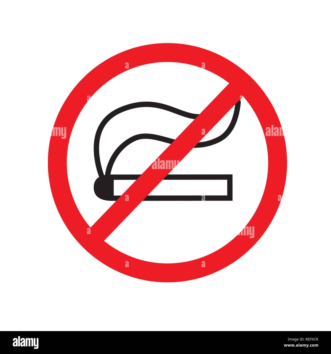 No smoking sign icon vector illustration eps Stock Vector Image & Art ...