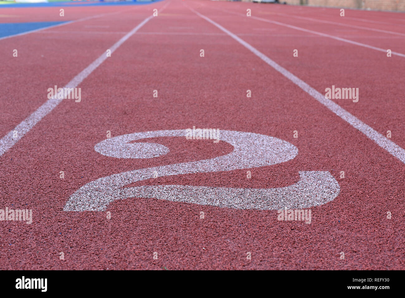 Track and Field Race Course 2 Stock Photo - Alamy