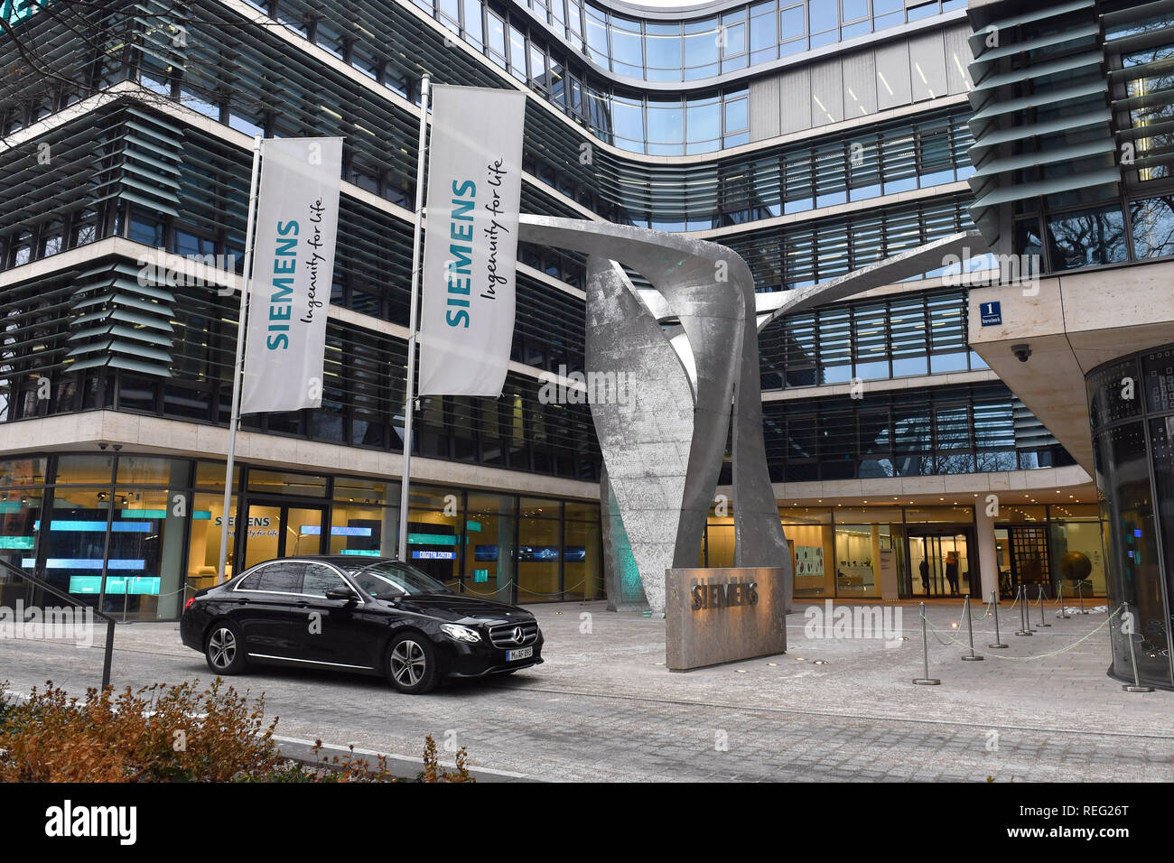 Munich, Deutschland. 21st Jan, 2019. Exterior Siemens headquarters ...