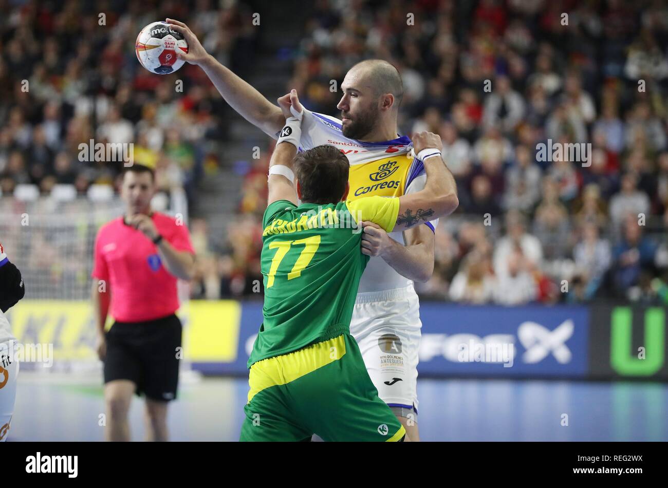 firo: 21.01.2019, Handball: World Cup World Cup Main Round Brazil ...