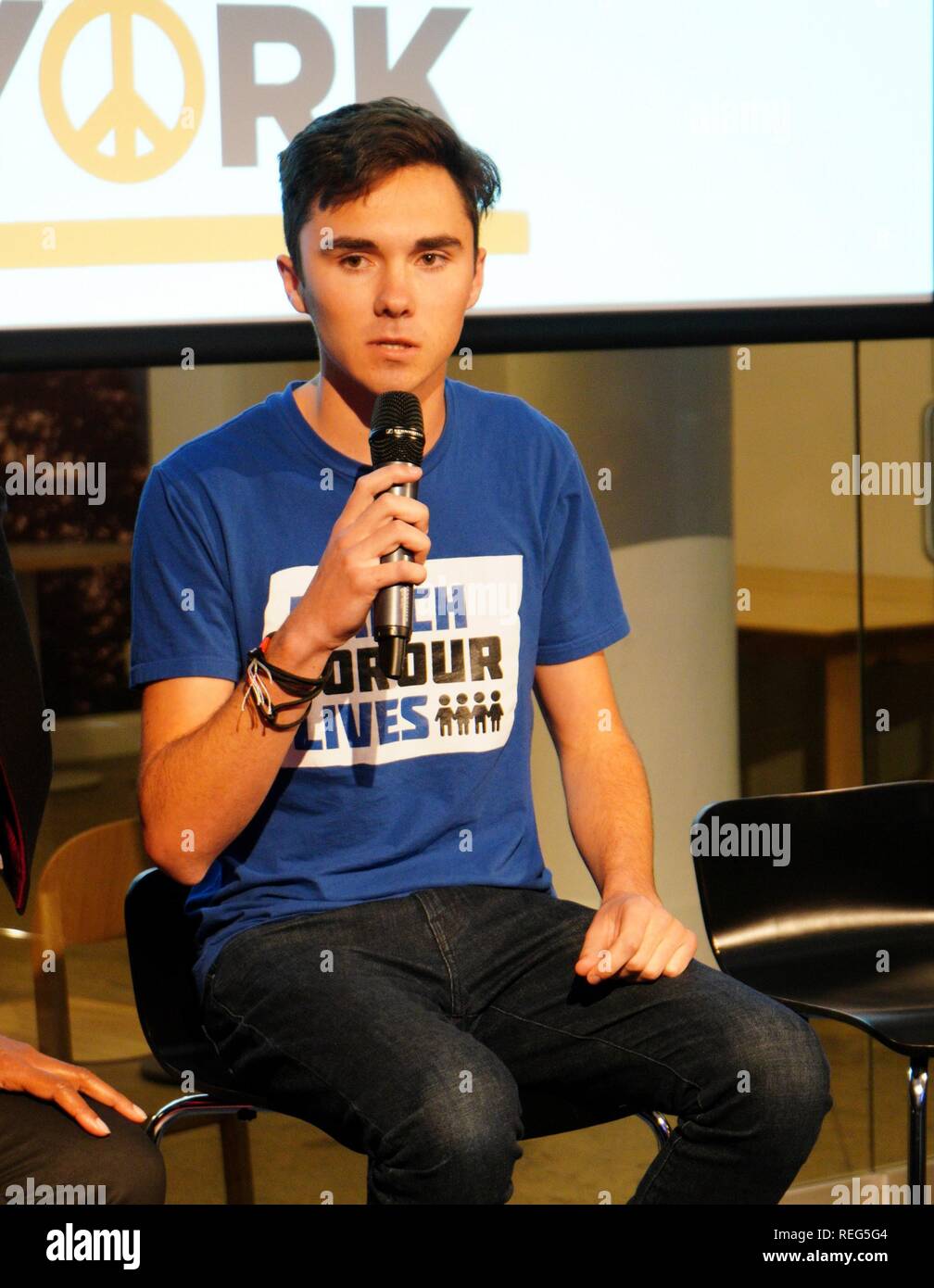 David hogg 2019 hi-res stock photography and images - Alamy