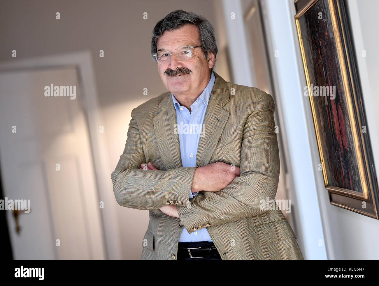 21 January 2019, Berlin: The former television journalist Nikolaus ...