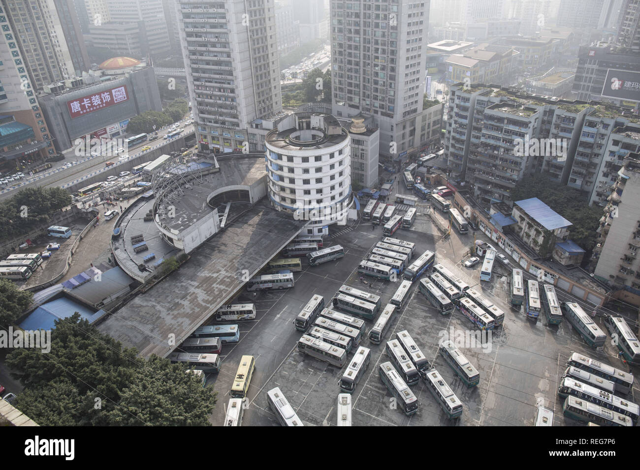 January 22, 2019 - Chongqing, Chongqing, China - Chongqing, CHINA-The 9 ...