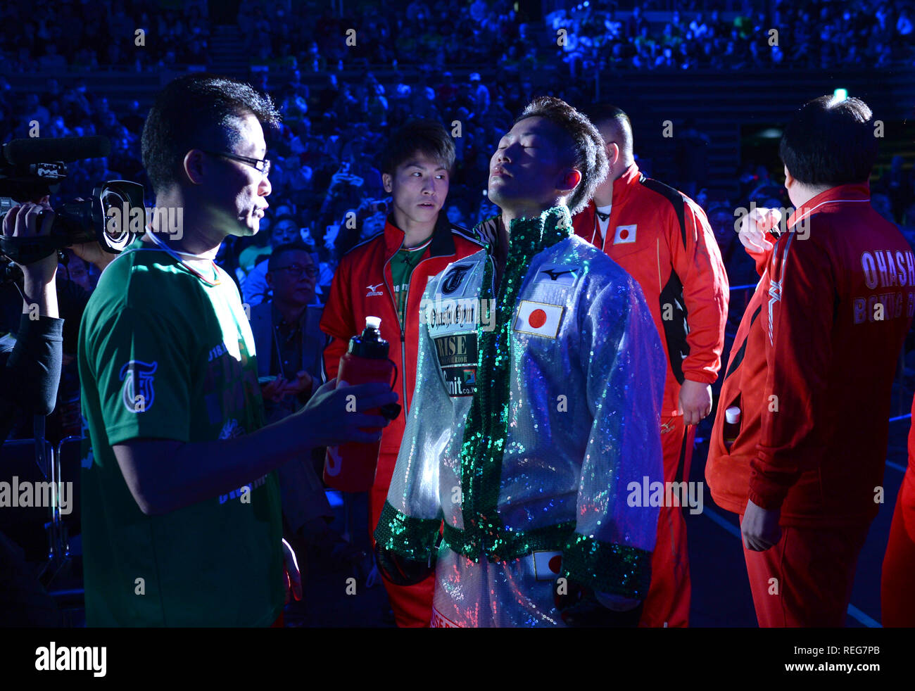 (L-R) Shingo Inoue, Naoya Inoue, Takuma Inoue (JPN), DECEMBER 30, 2018 ...