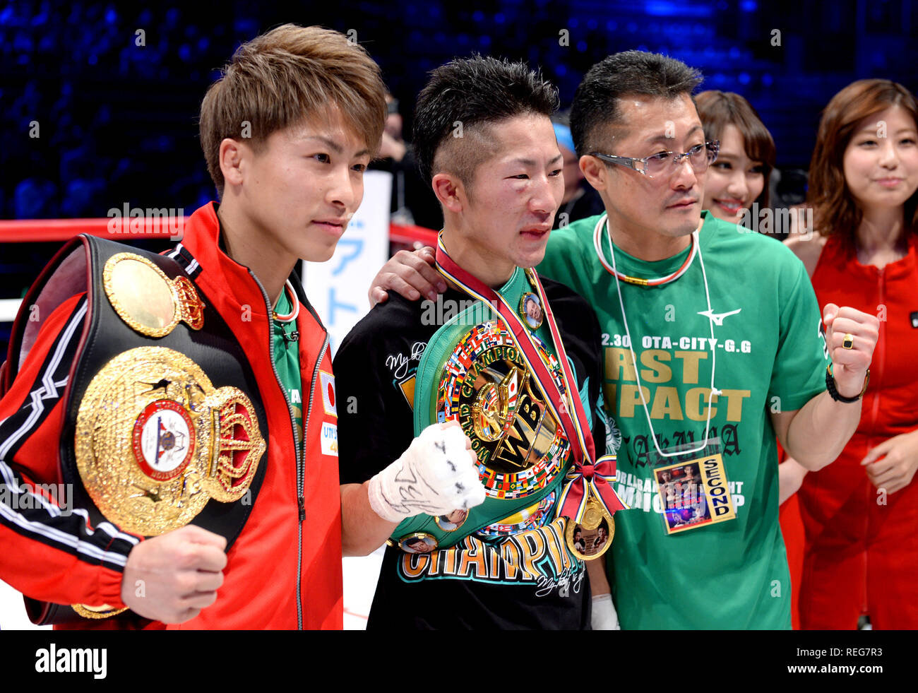 (L-R) Naoya Inoue, Takuma Inoue (JPN), Shingo Inoue, DECEMBER 30, 2018 ...