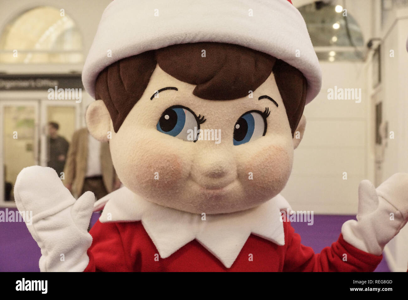 London, UK. 22nd Jan, 2019. The Elf on the Shelf at the Toy Fair 2019 ...