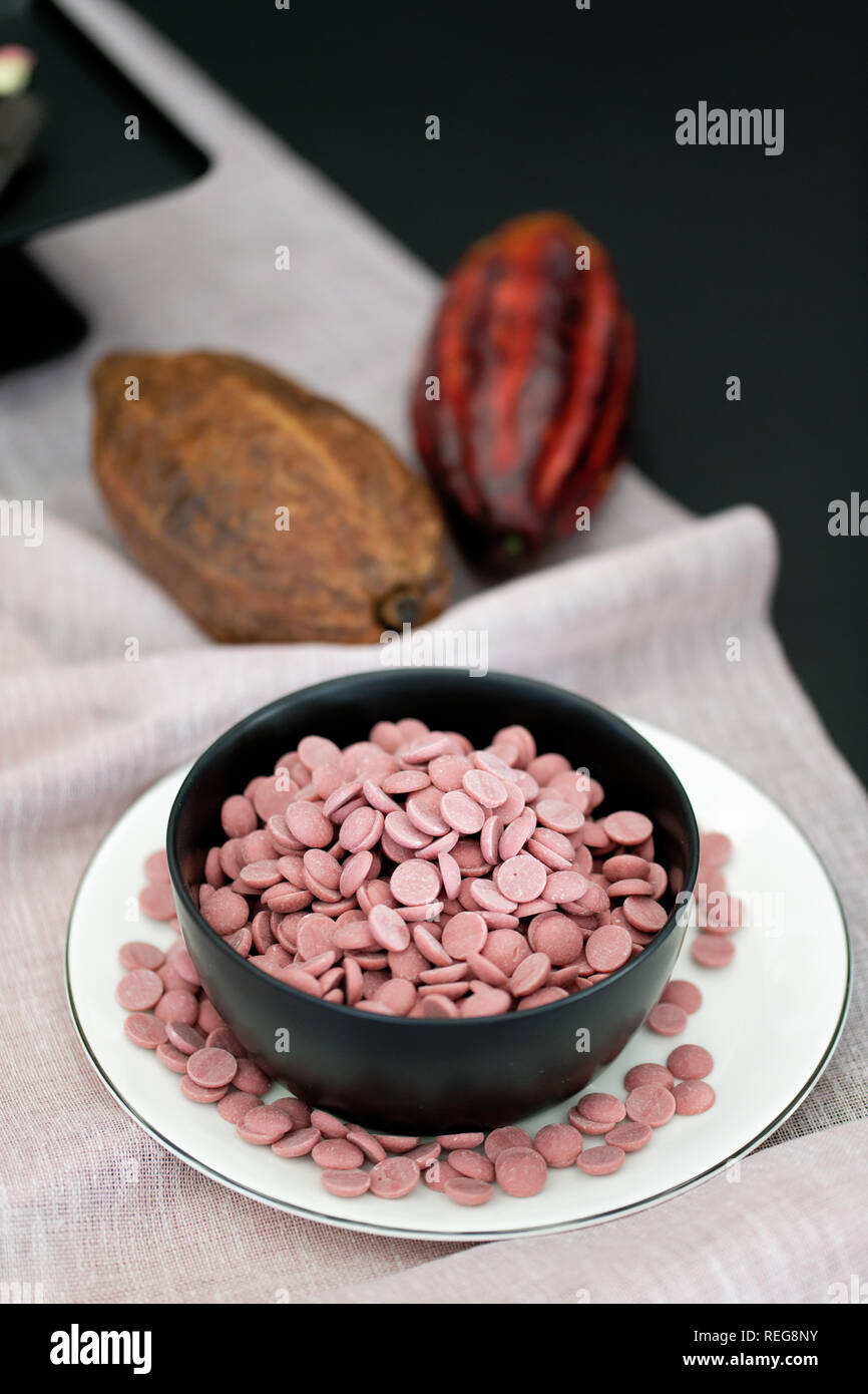 Ruby chocolate beans hi-res stock photography and images - Alamy