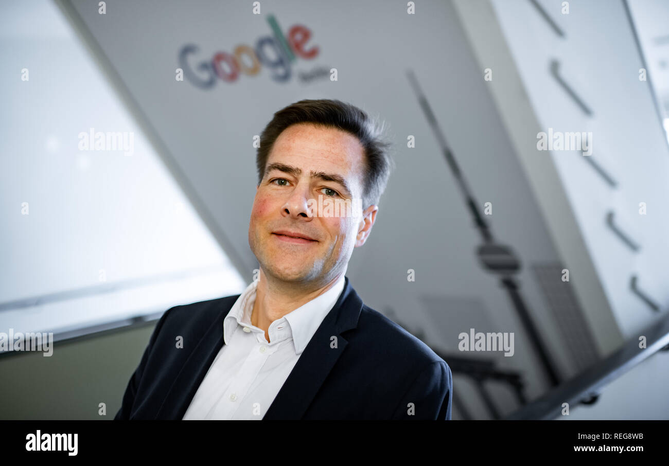 Berlin, Germany. 22nd Jan, 2019. Philipp Justus, Google Vice President ...