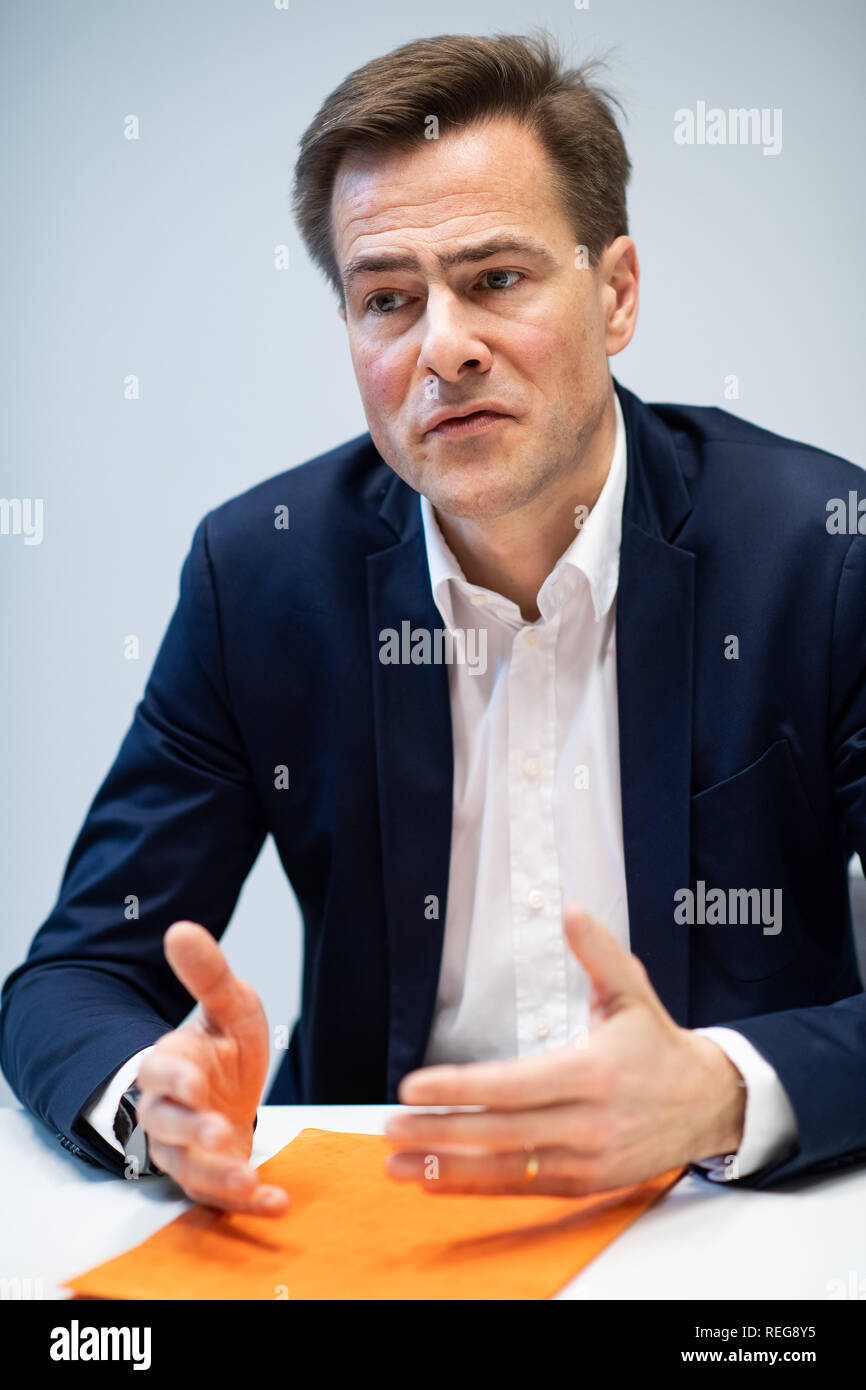 Berlin, Germany. 22nd Jan, 2019. Philipp Justus, Google Vice President ...
