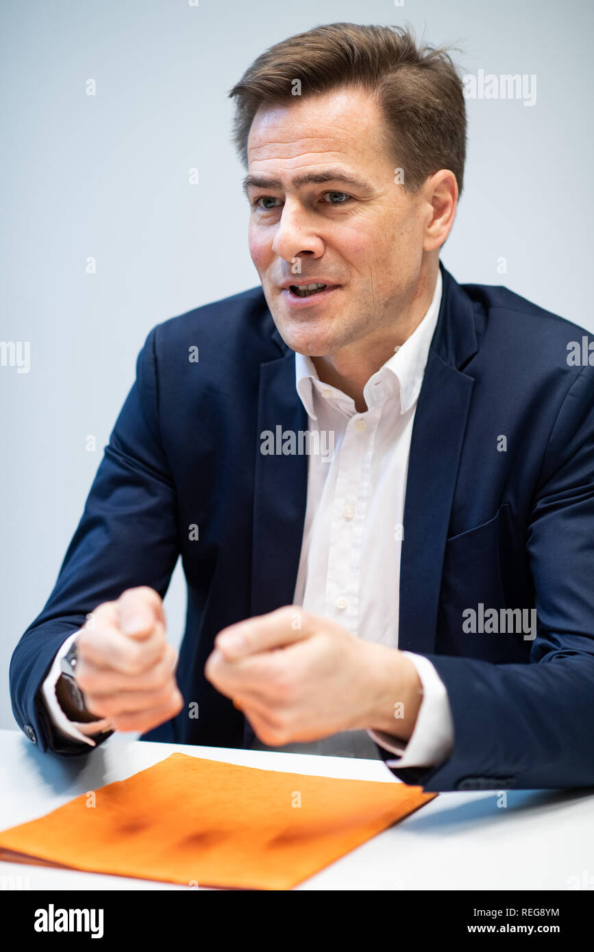 Berlin, Germany. 22nd Jan, 2019. Philipp Justus, Google Vice President ...