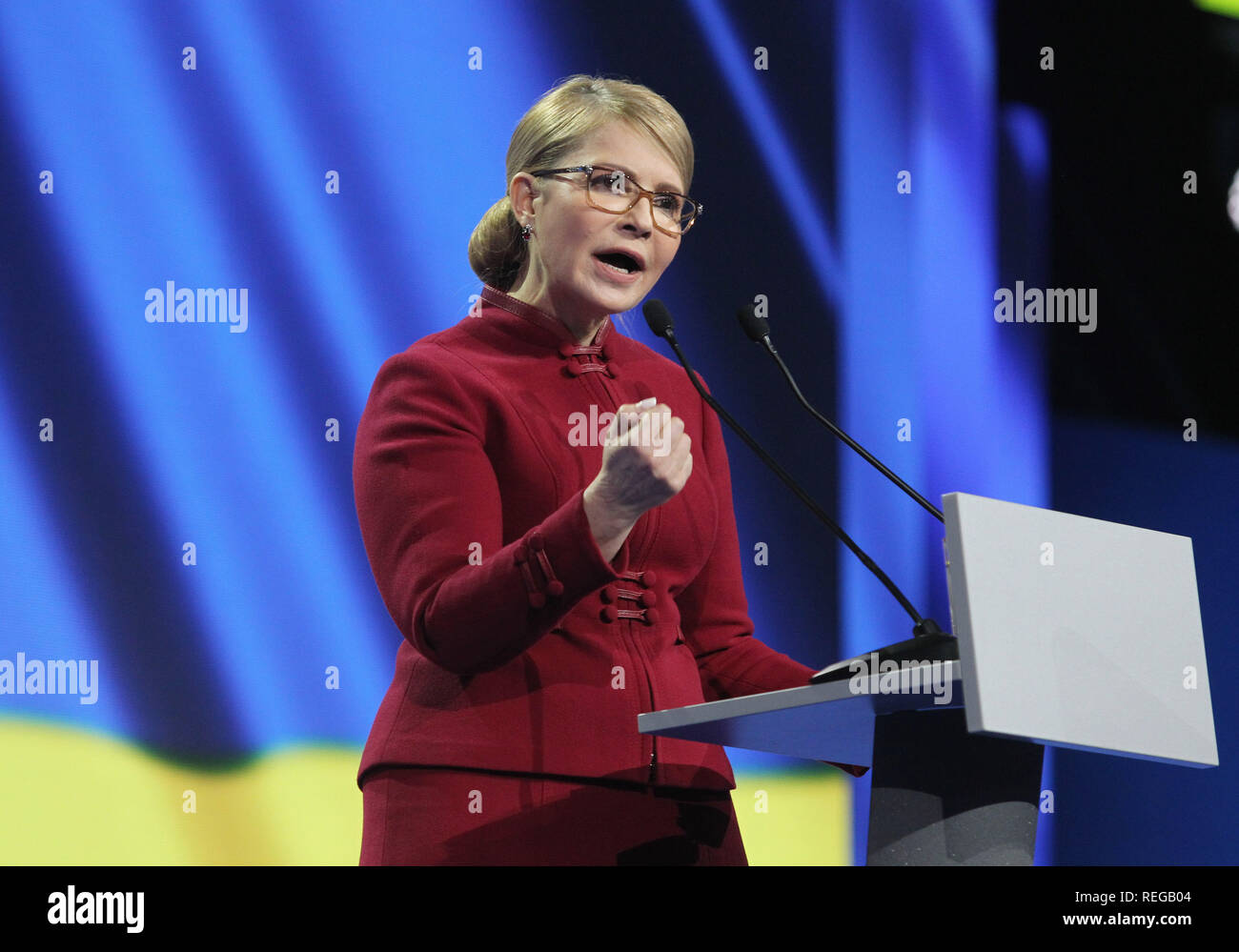 January 22, 2019 - Kiev, Ukraine - Ukrainian politician and candidate ...