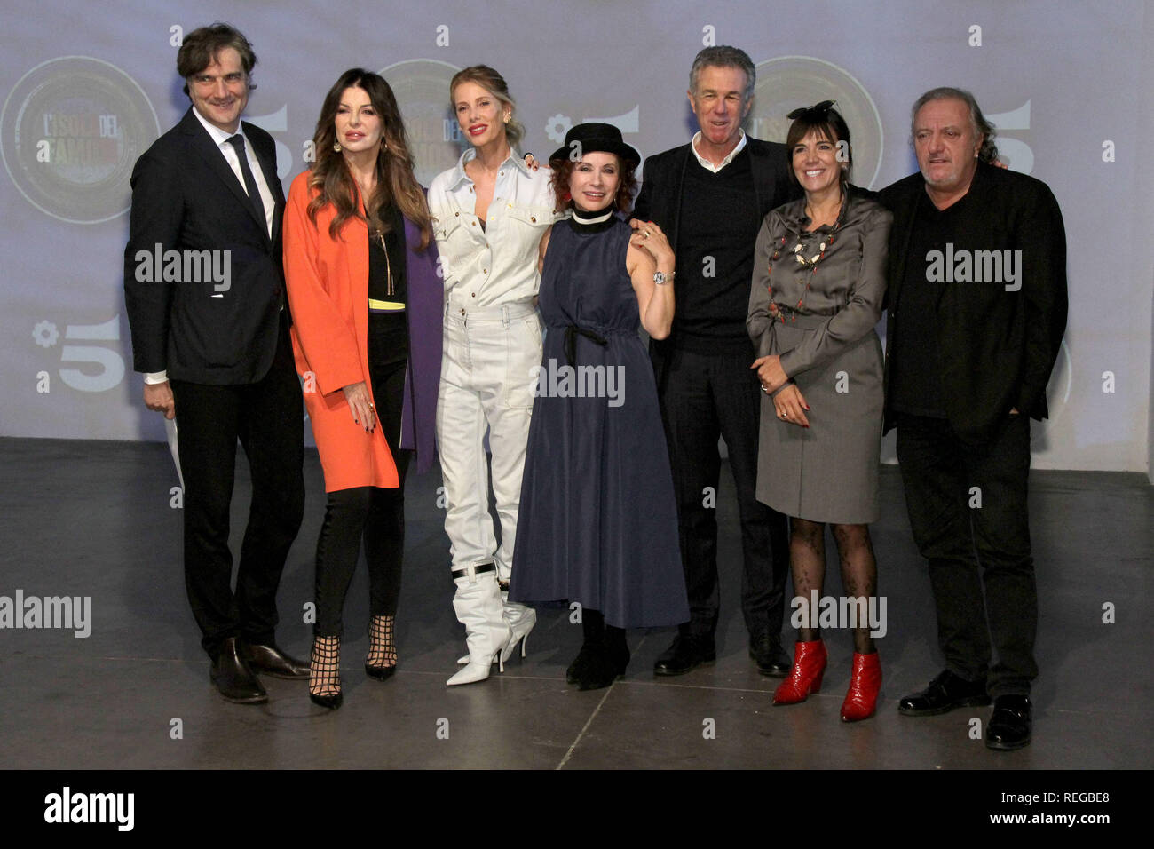 Alessia marcuzzi and giancarlo scheri hi-res stock photography and ...