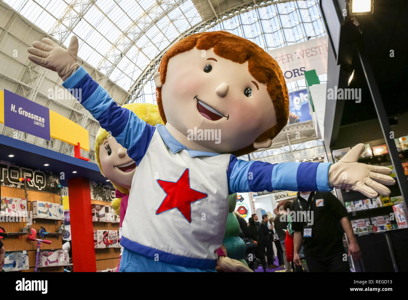 Olympia London, London, UK -22nd Jan 2019. The Toy Fair Costume ...