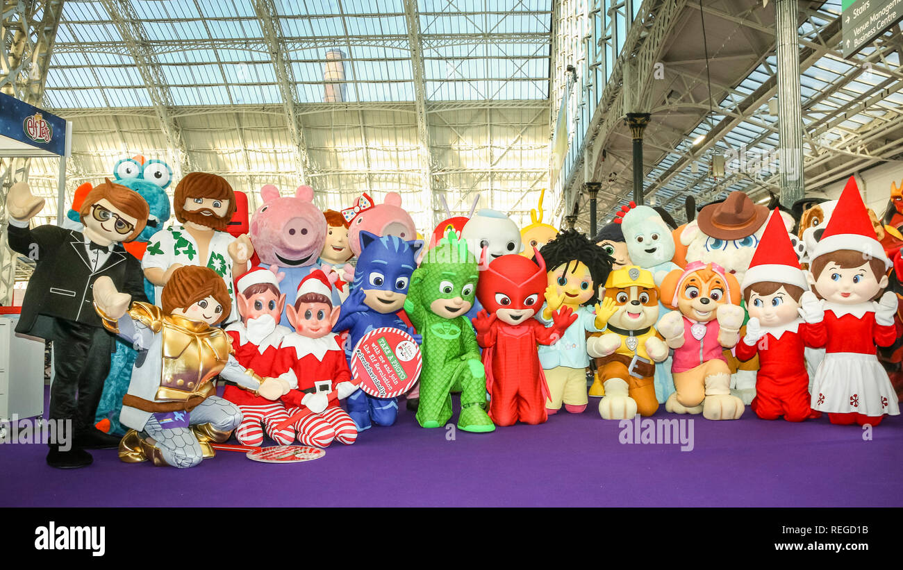 Olympia London, London, UK -22nd Jan 2019. The Toy Fair Costume ...