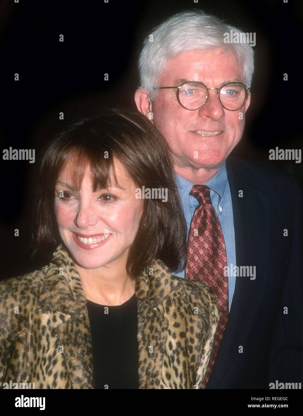Marlo Thomas and Phil Donahue 1998 Photo By John Barrett/PHOTOlink ...
