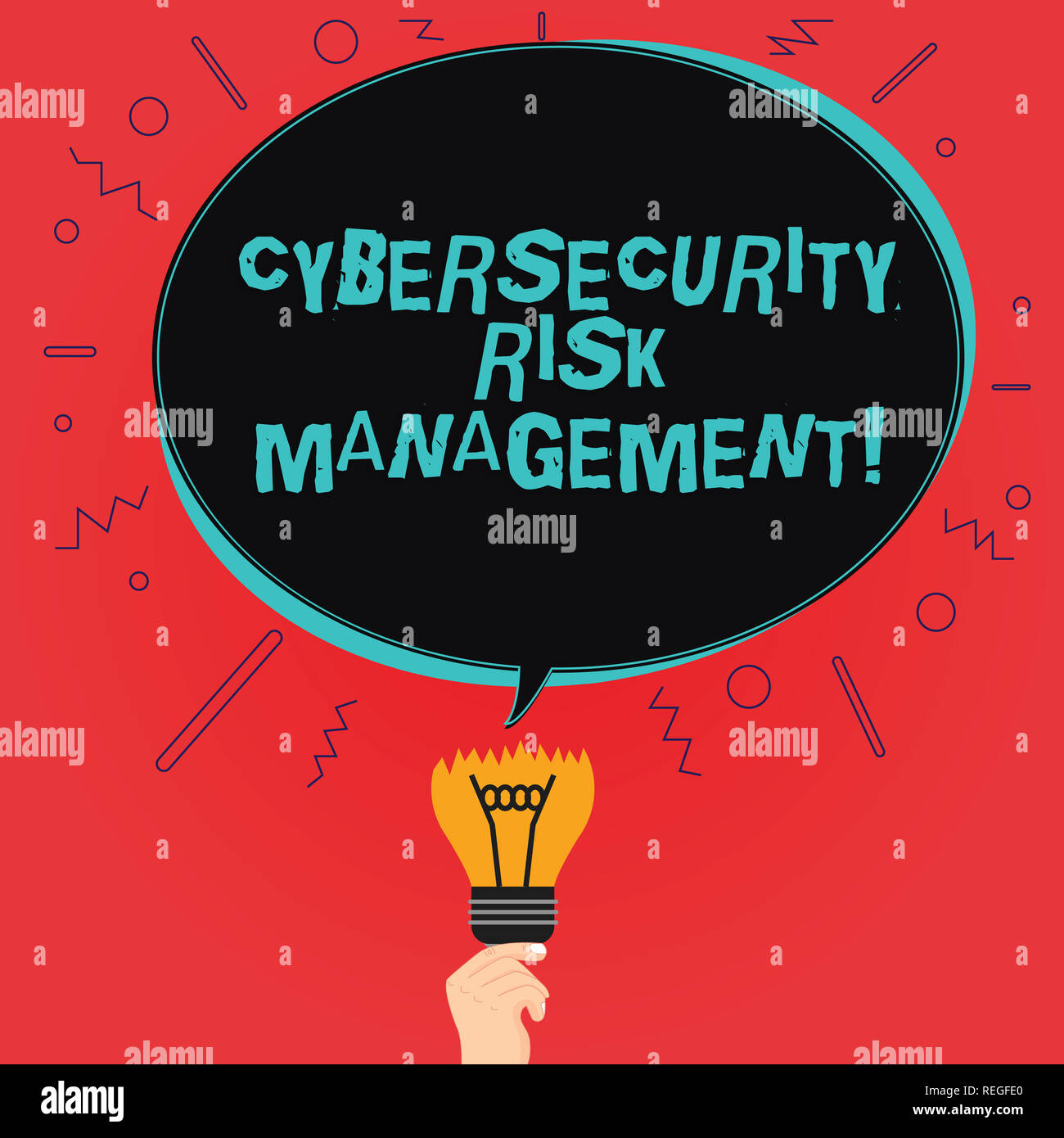 Writing note showing Cybersecurity Risk Management. Business photo ...