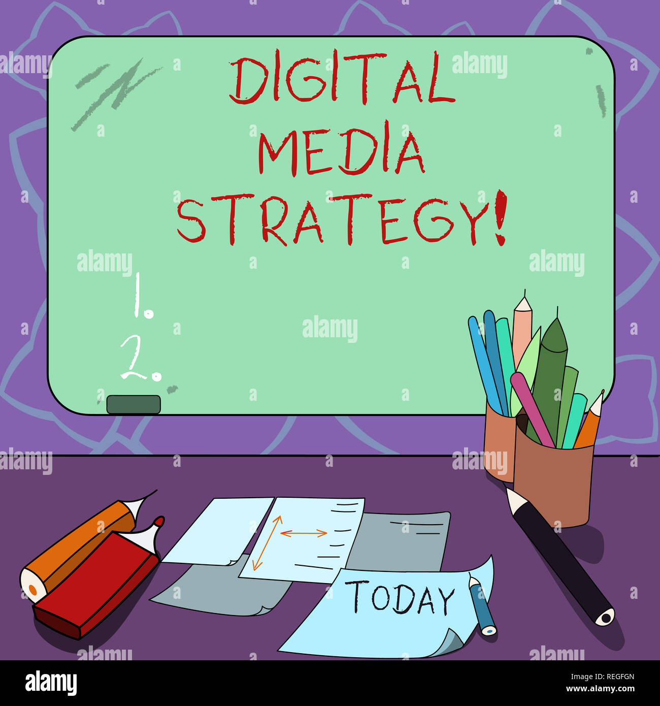 Word writing text Digital Media Strategy. Business concept for plan for ...