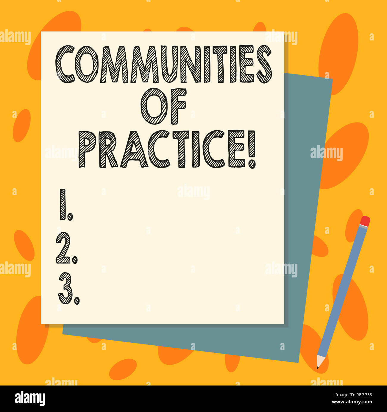 Handwriting text Communities Of Practice. Concept meaning group of ...