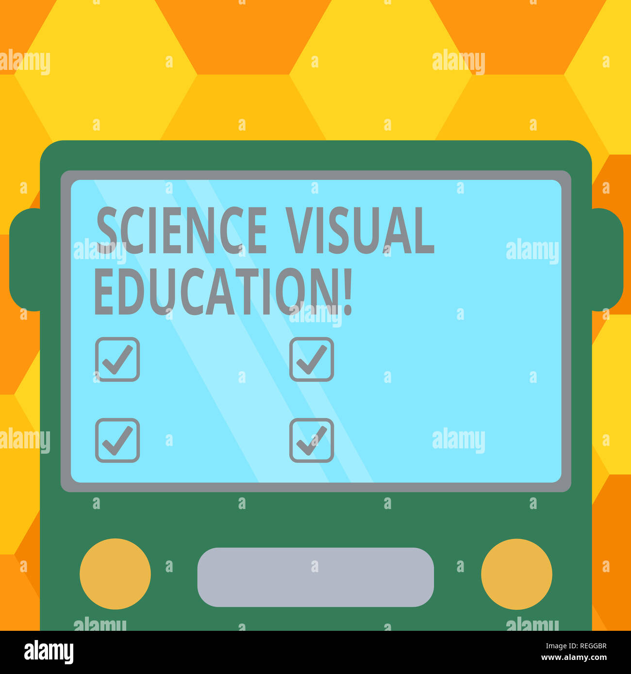 Handwriting text Science Visual Education. Concept meaning Use ...
