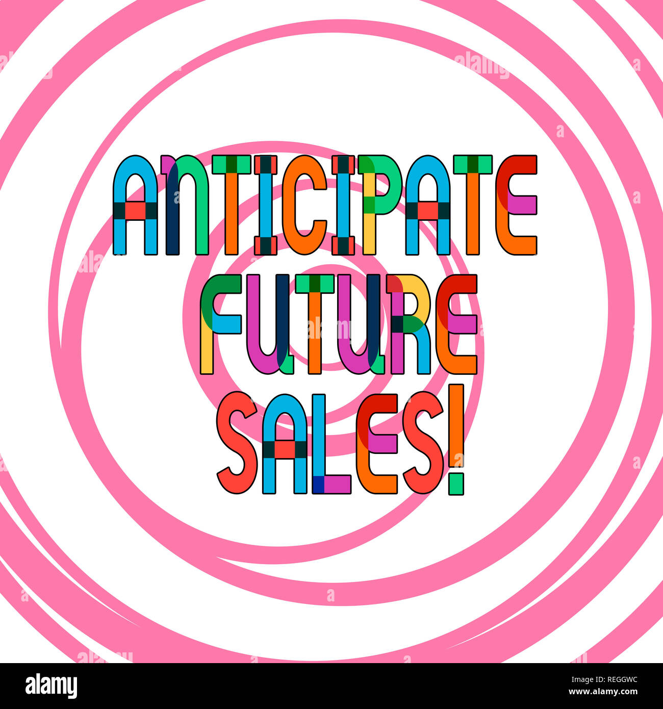 Conceptual hand writing showing Anticipate Future Sales. Business photo ...
