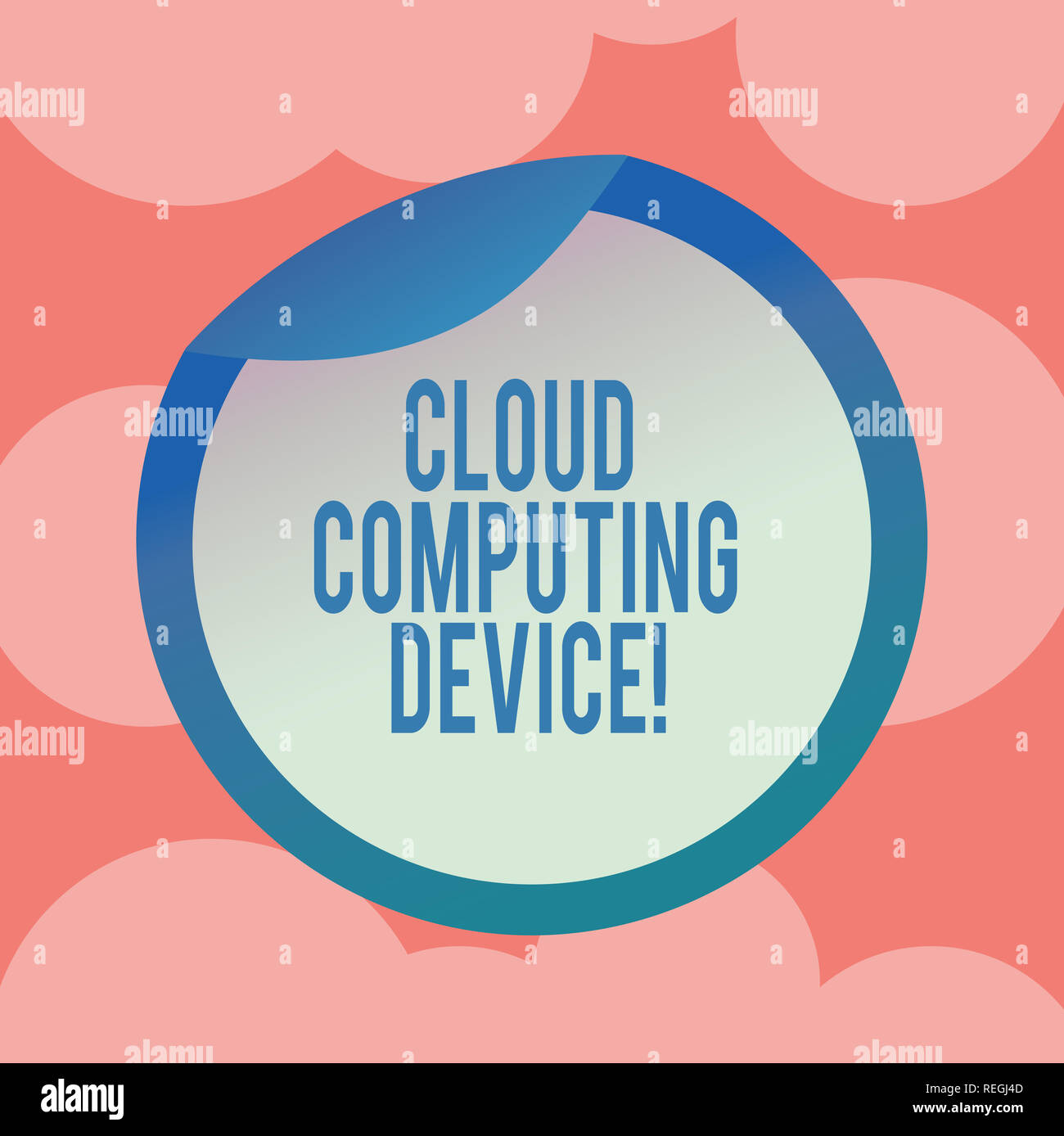 Writing note showing Cloud Computing Device. Business photo showcasing ...