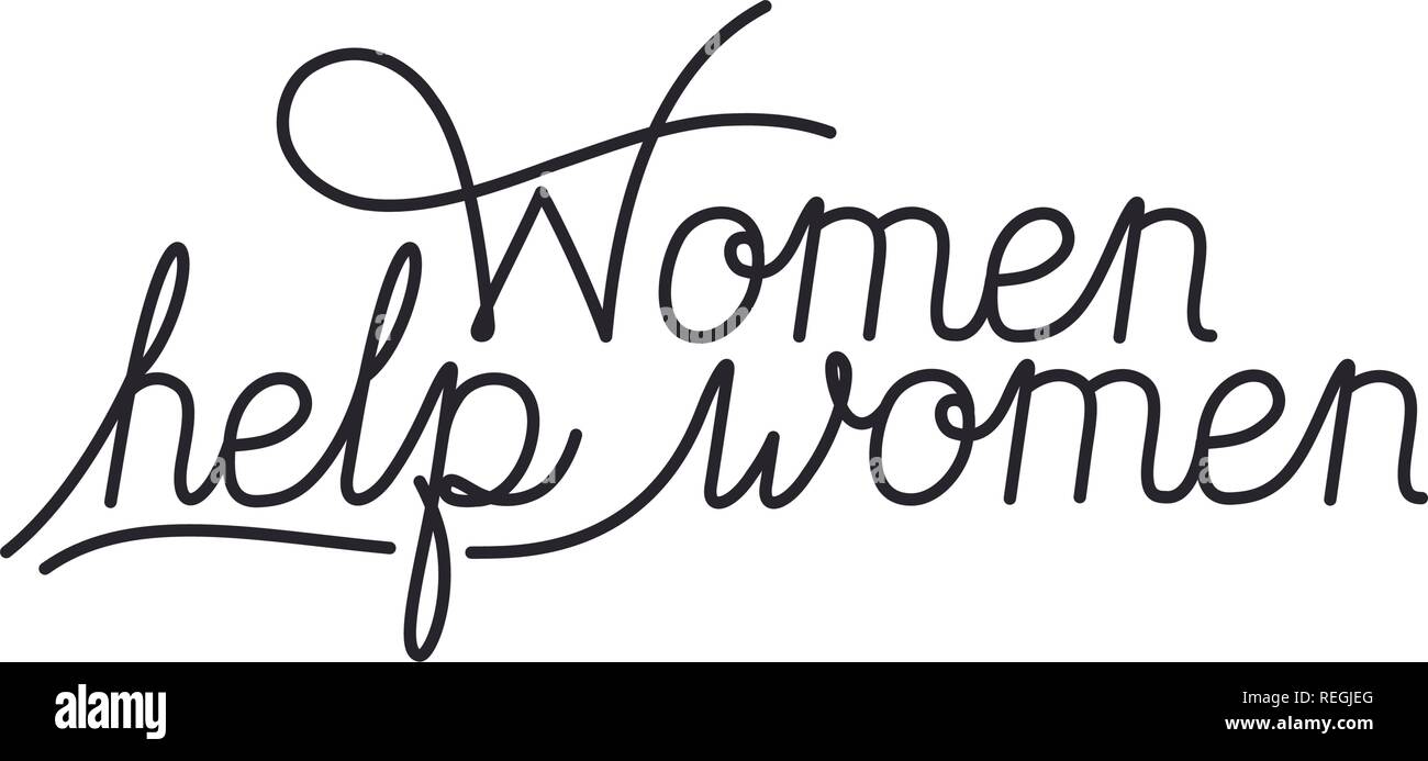 Women help their Stock Vector Images - Alamy