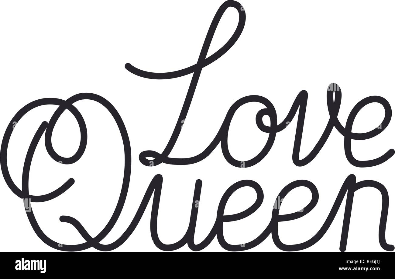 Love queen Stock Vector Images - Alamy