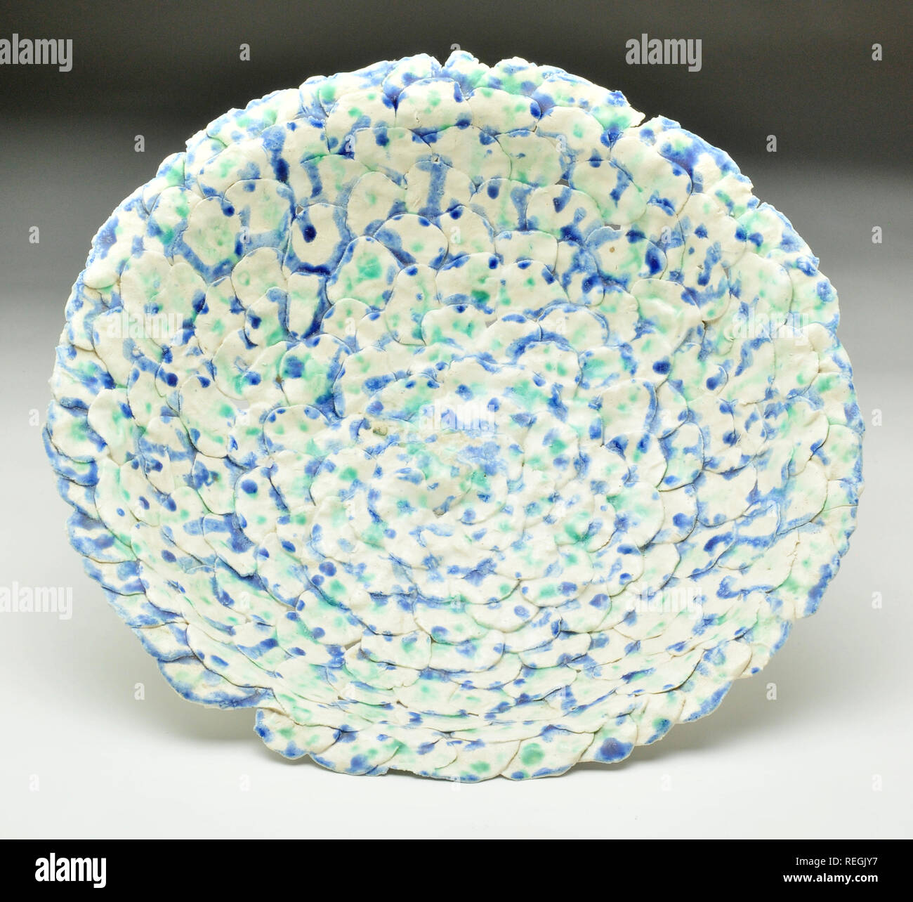 Glazed pottery blue green hi-res stock photography and images - Alamy