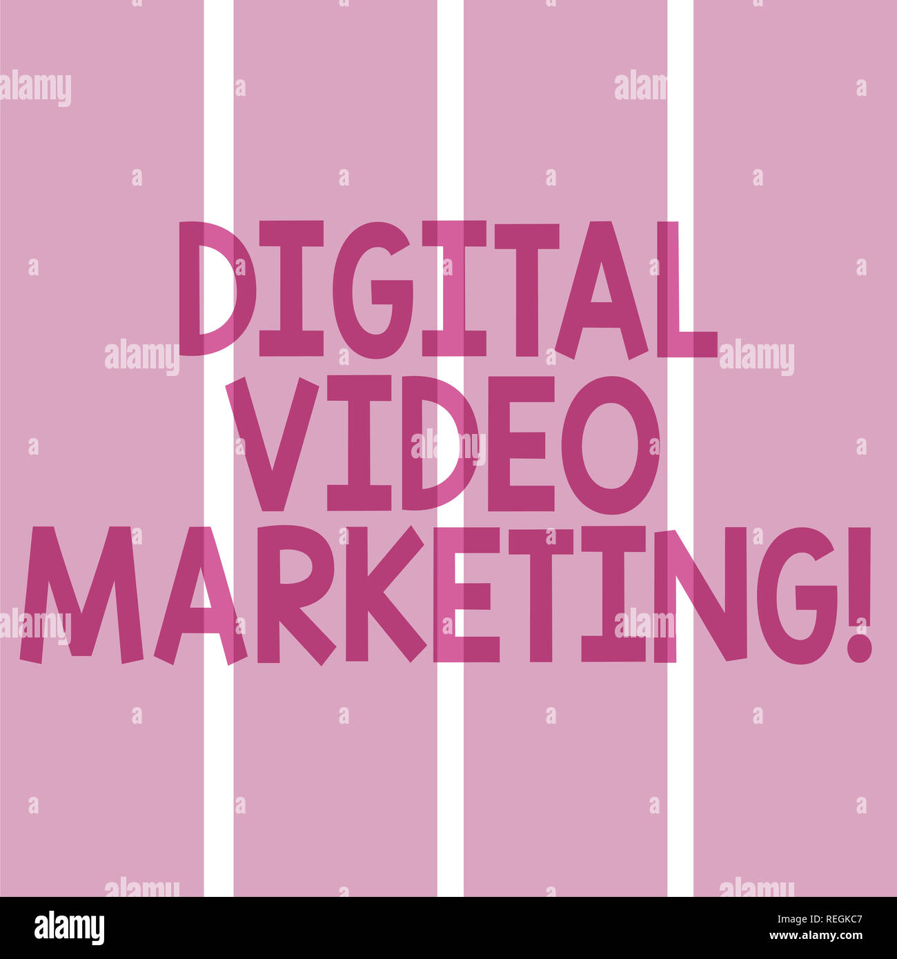 Text sign showing Digital Video Marketing. Conceptual photo uses of ...