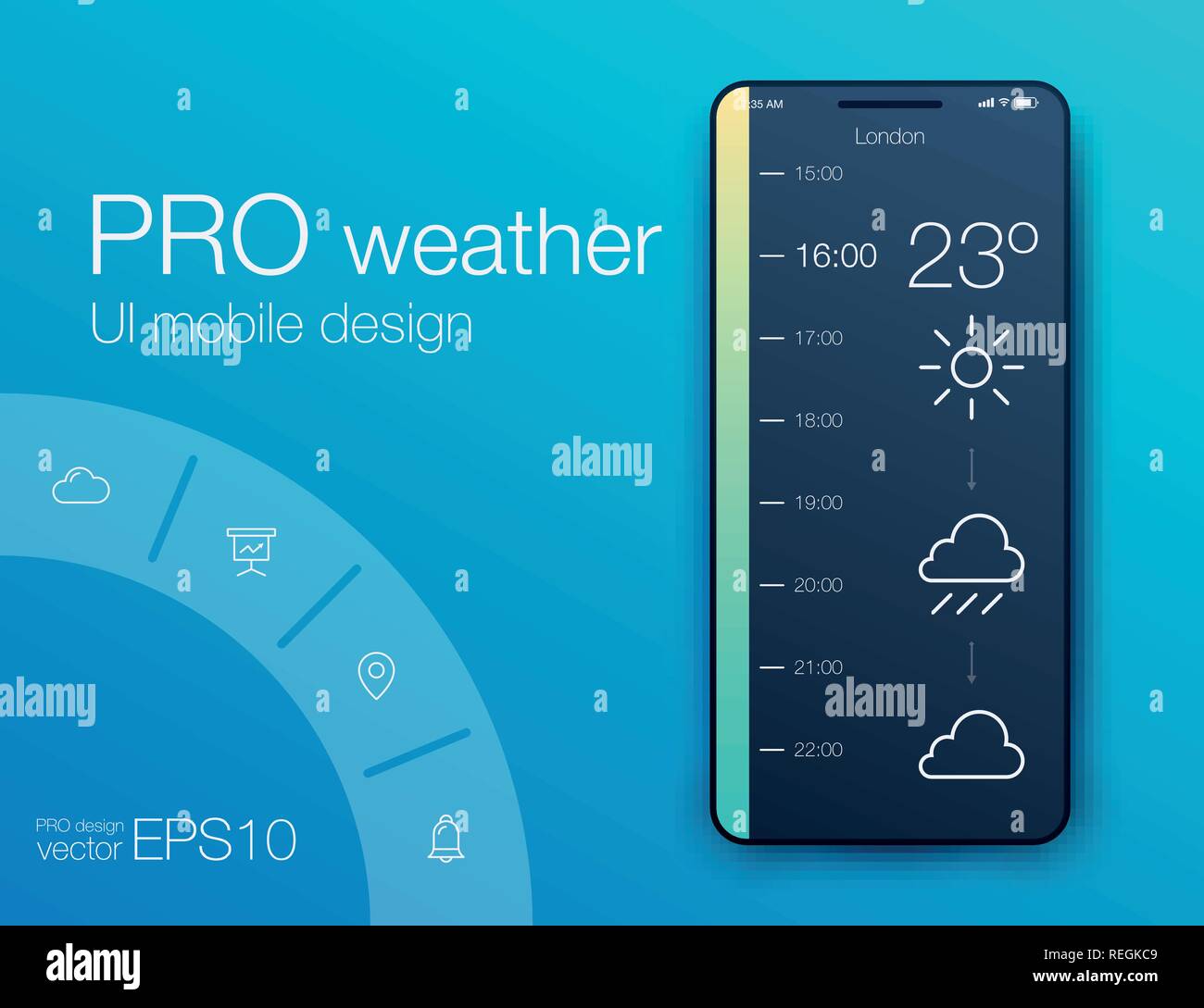 Weather Forecast App Ux Ui Design. Stock vector eps Stock Vector Image ... Weather Forecast App Ux Ui Design. Stock vector eps Stock Vector Image ...