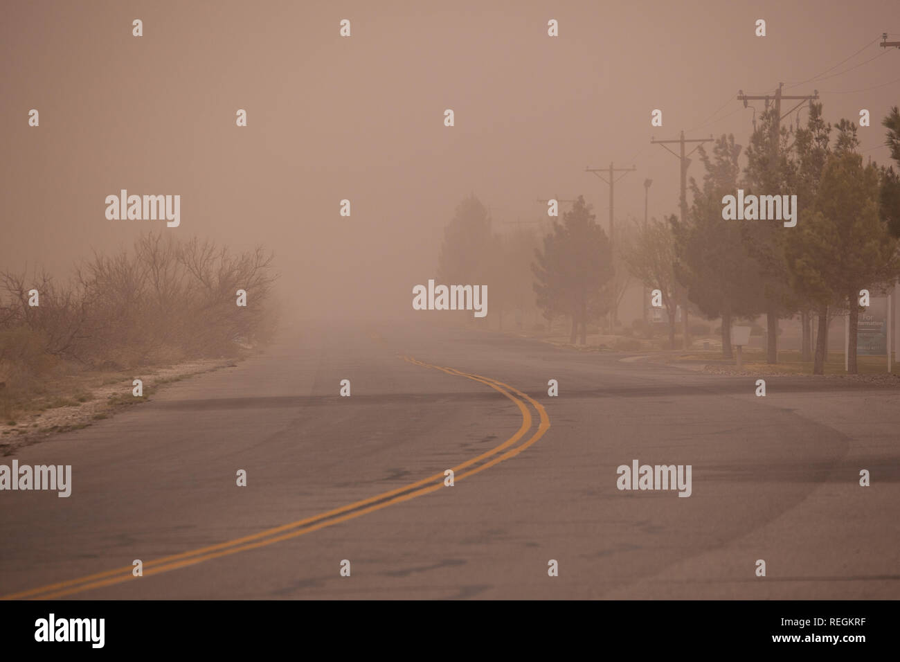 Low visibility on the road hi-res stock photography and images - Alamy