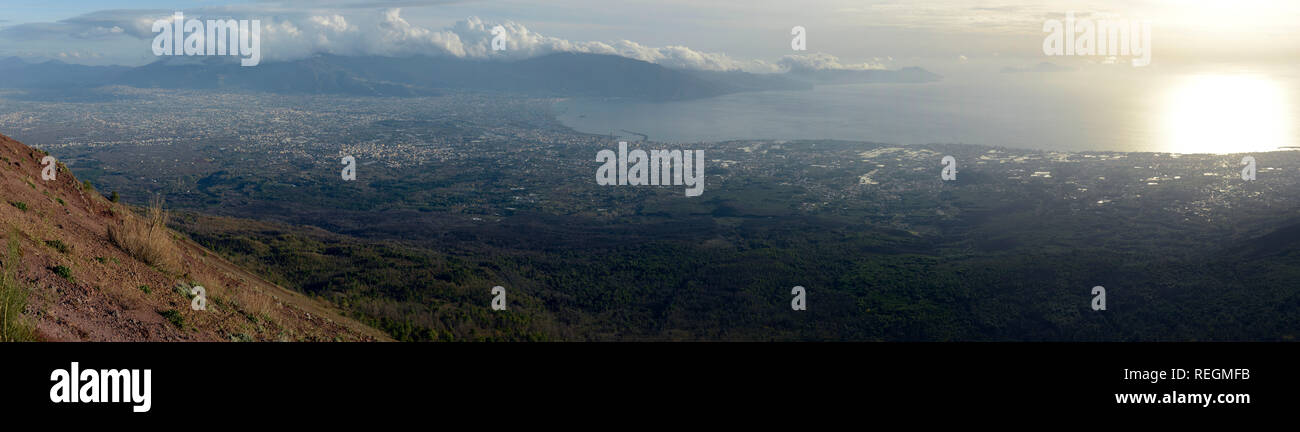 Mount Vesuvius Pompeii View High Resolution Stock Photography and ...
