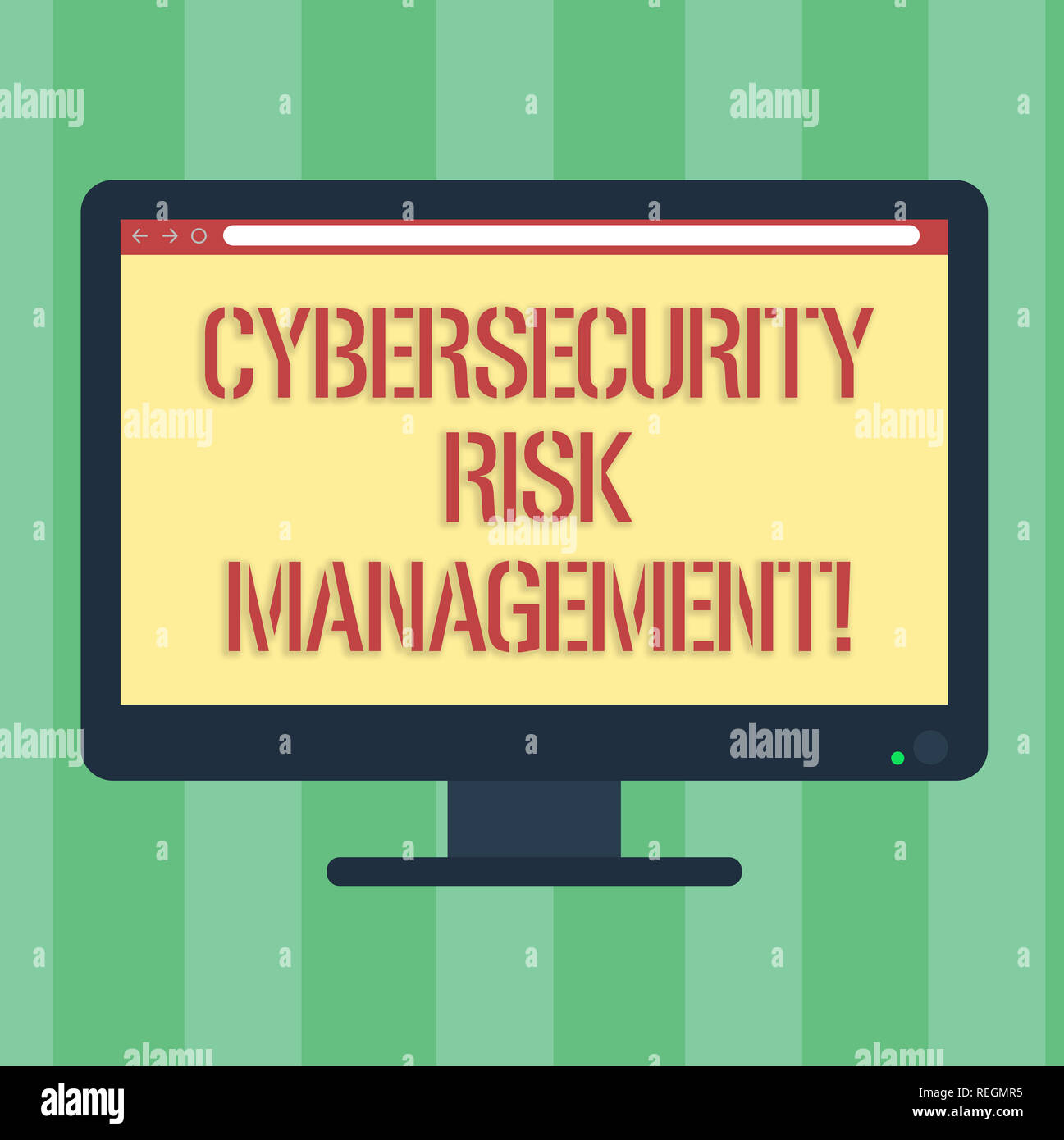Handwriting text Cybersecurity Risk Management. Concept meaning ...