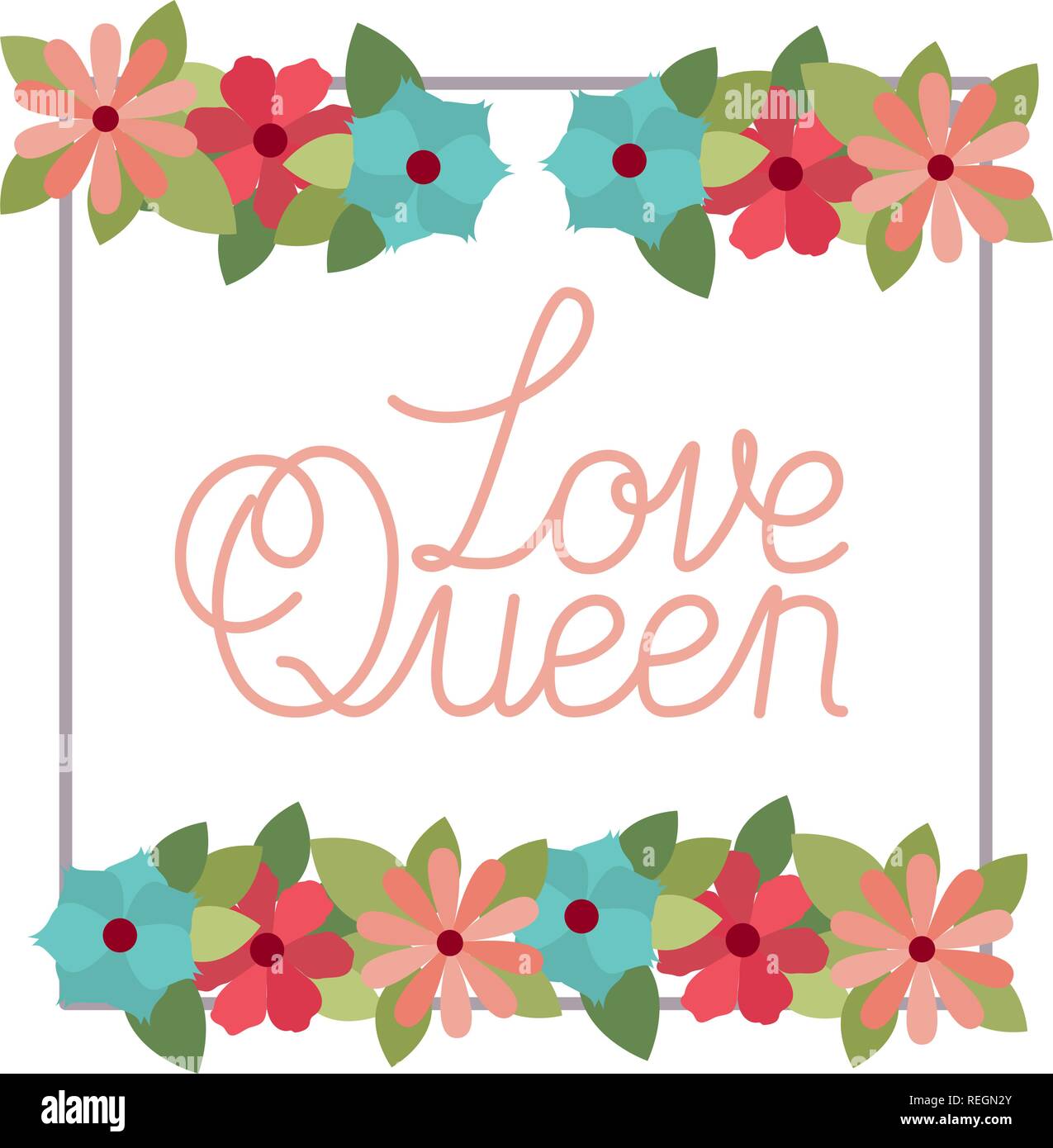 Love queen Stock Vector Images - Alamy