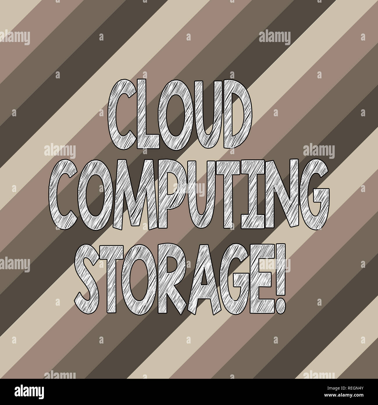 Conceptual hand writing showing Cloud Computing Storage. Business photo ...