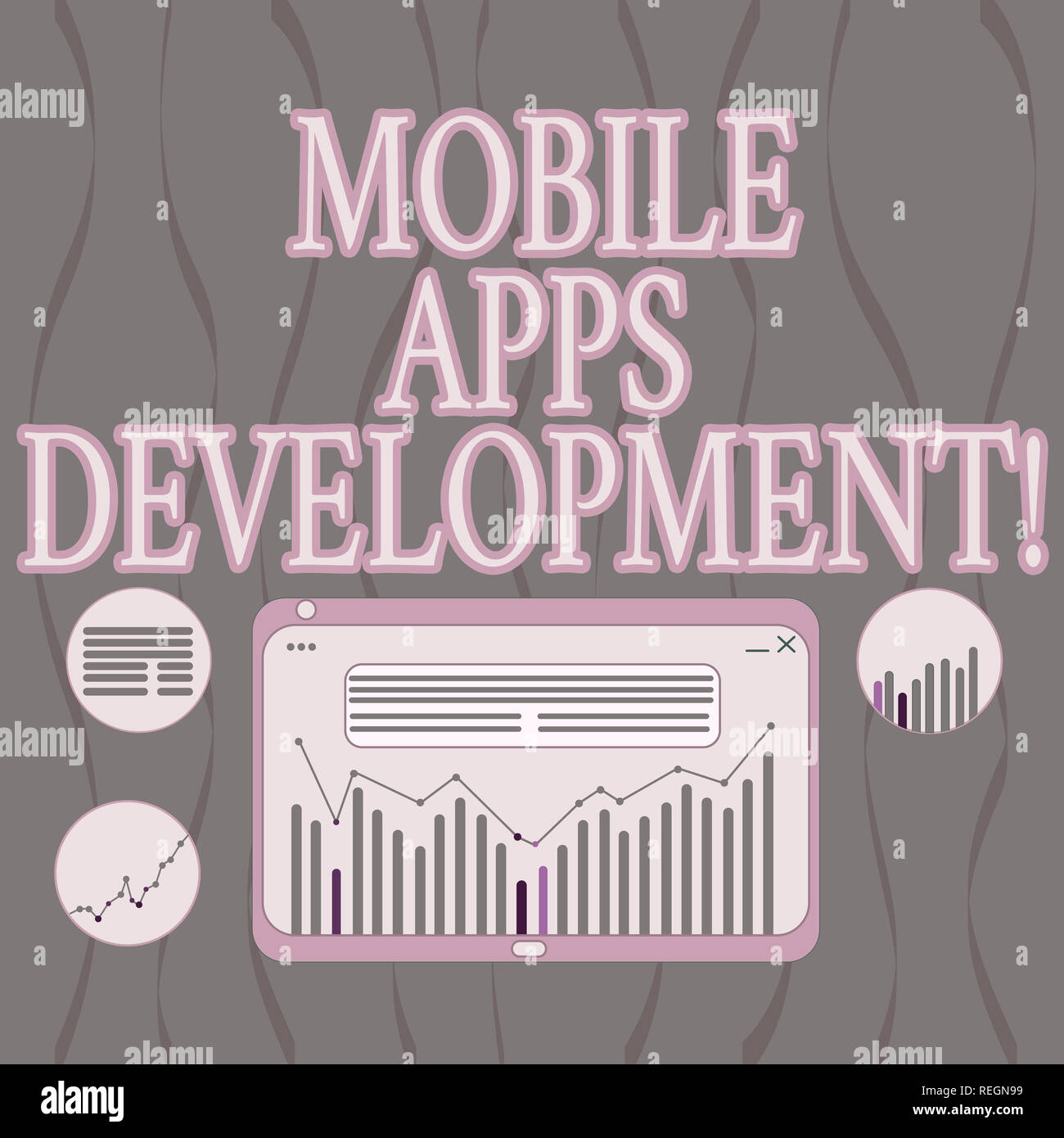 Word writing text Mobile Apps Development. Business concept for Process ...