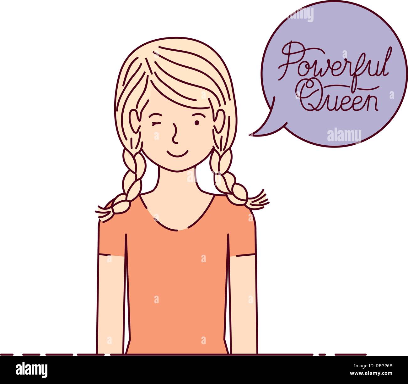 Queen avatar Stock Vector Images - Alamy