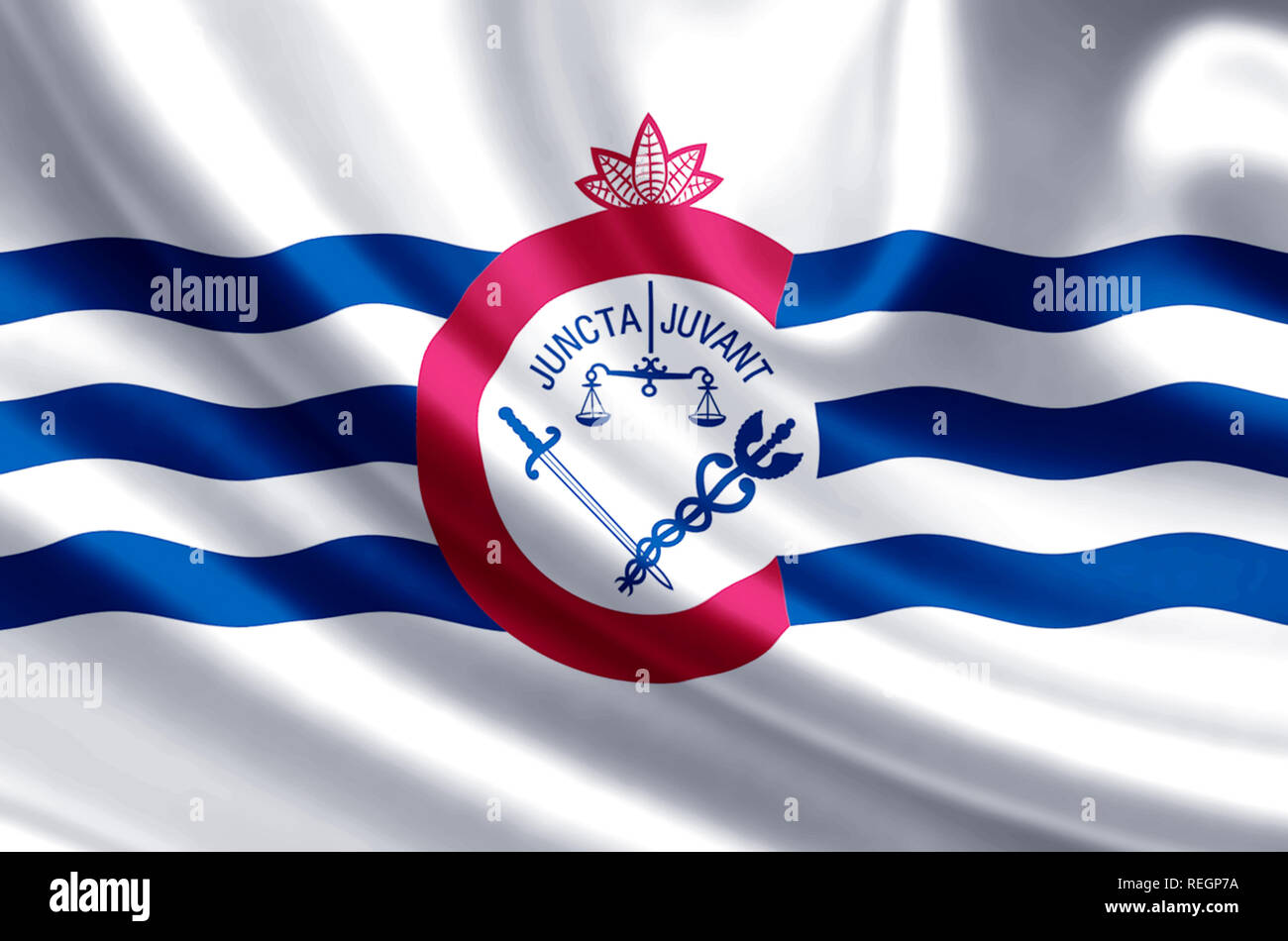 Cincinnati Ohio waving and closeup flag illustration. Perfect for ...