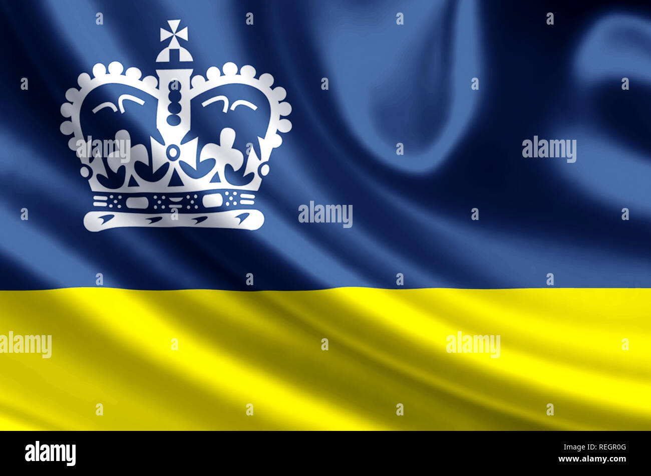 Regina Saskatchewan waving and closeup flag illustration. Perfect for ...