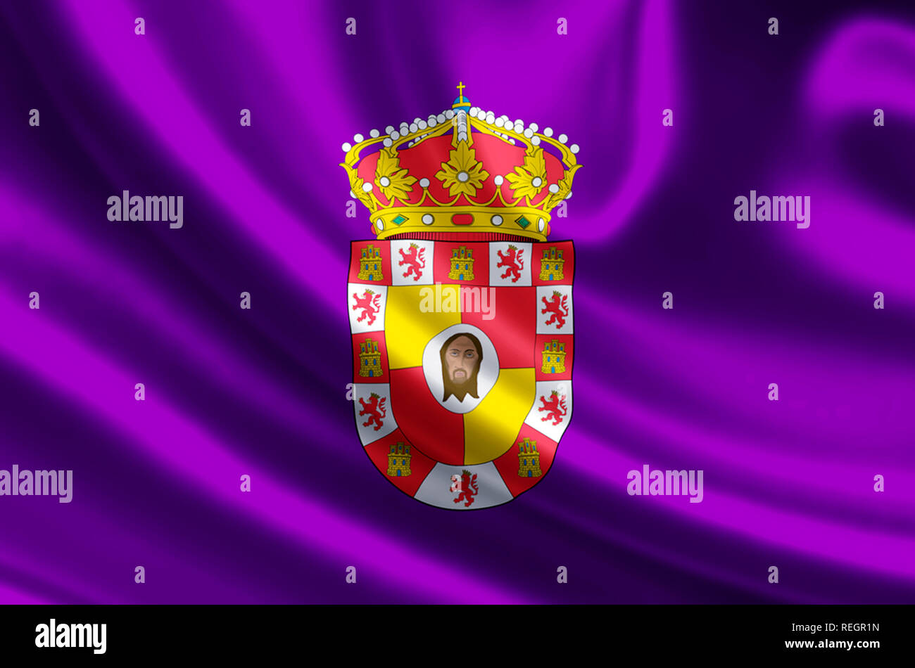 Jaen flag hi-res stock photography and images - Alamy
