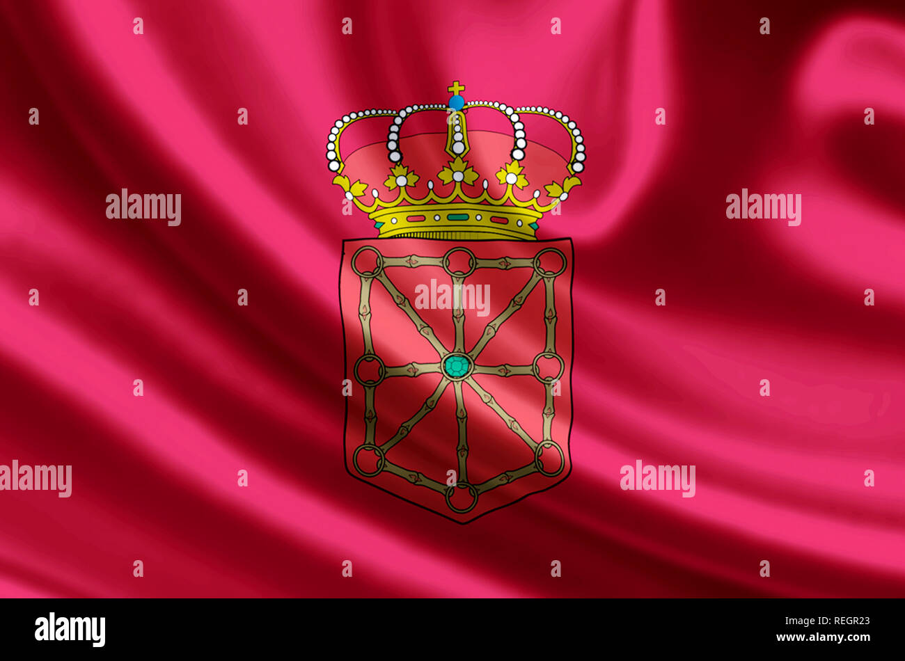 Navarro waving and closeup flag illustration. Perfect for background or ...
